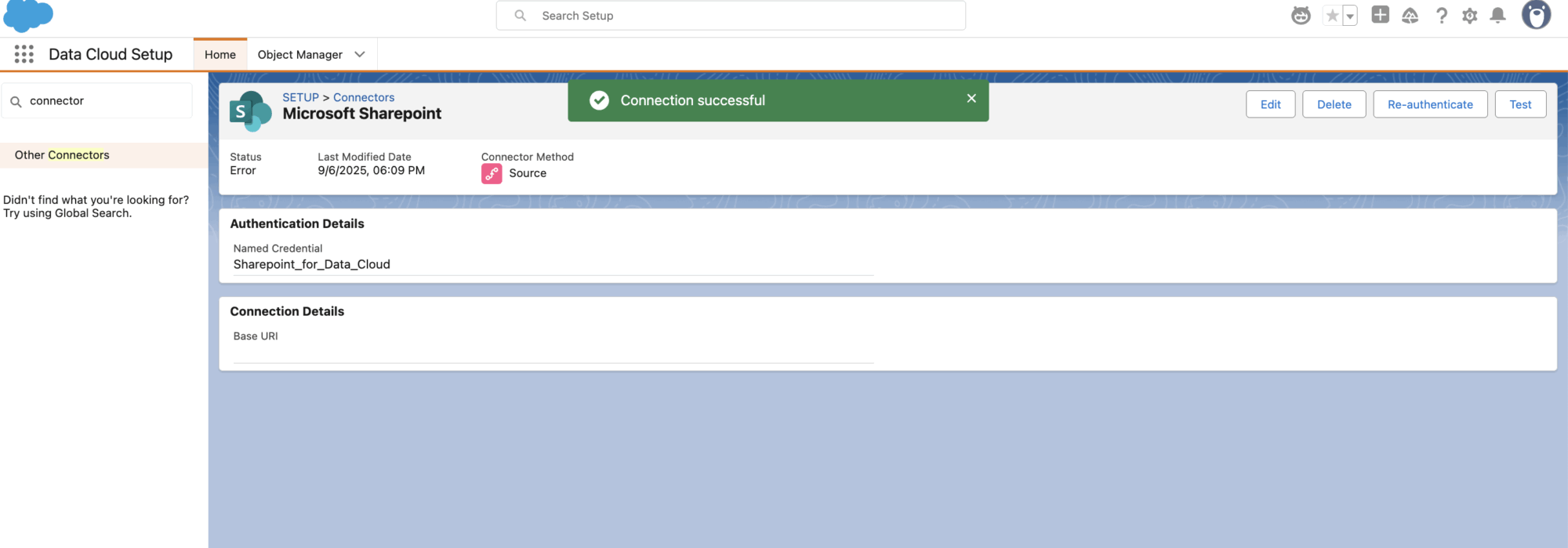🚀 Step-by-Step Guide: Connecting SharePoint to Agentforce with the Data ...